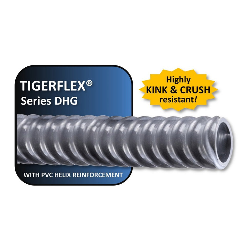 100' - Tigerflex #DHG Tubing - 1" ID x 1-3/8" OD, Solid Silver – HowdyBrewer