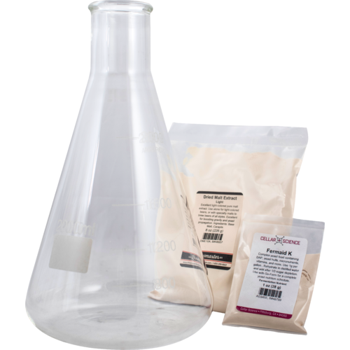 Erlenmeyer Flask 2000 Ml Yeast Starter Kit For Home Brewing Yeast Prop – HowdyBrewer