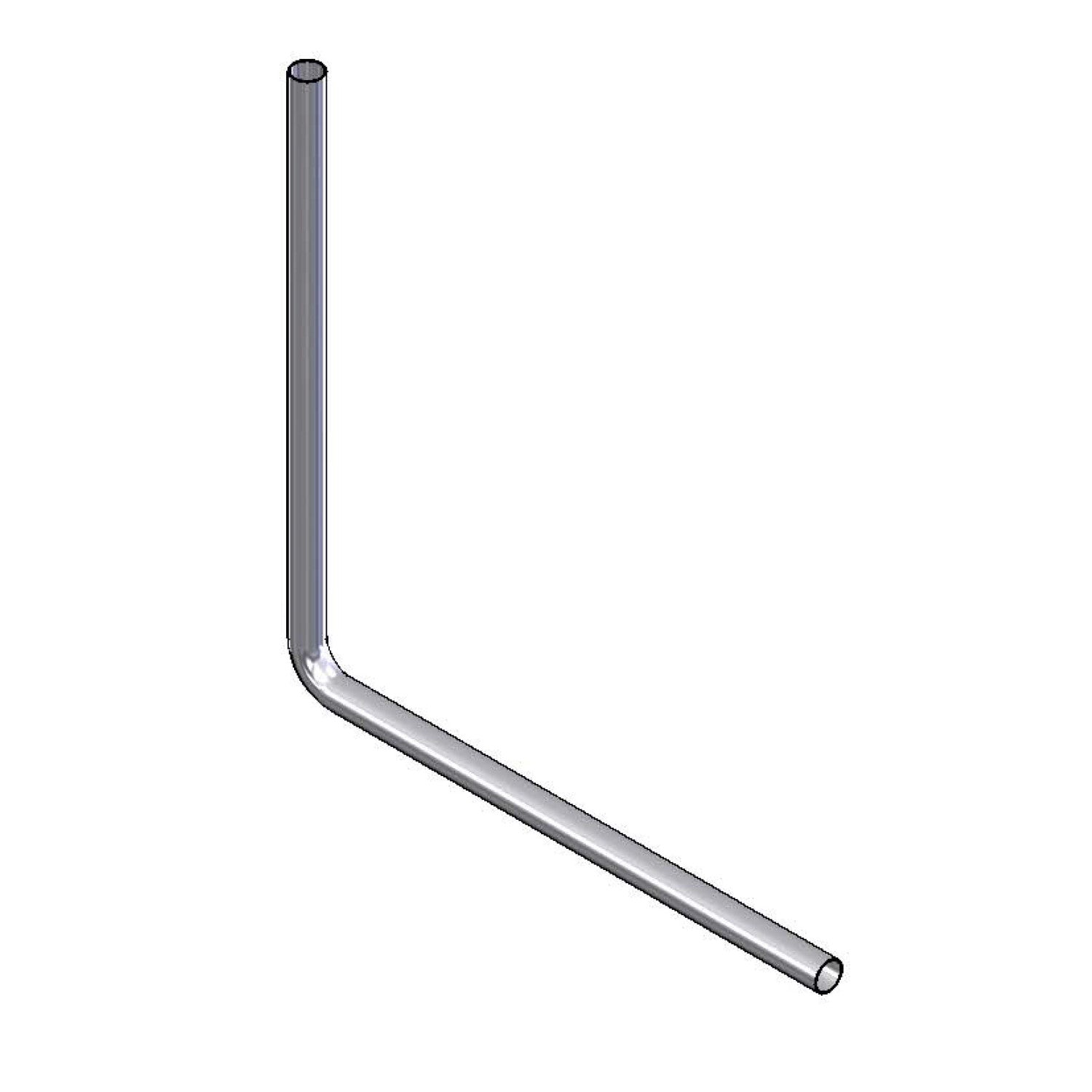 T&S Brass 011355-45XL Extra-Long Overflow Elbow Tube - 24" – HowdyBrewer