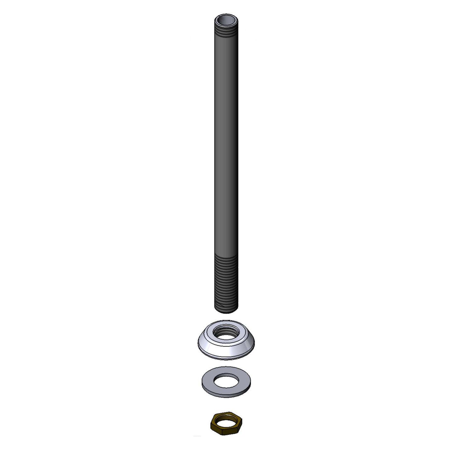 T&S Brass 015889-40 Glass Filler Pedestal & Flange Assembly – HowdyBrewer