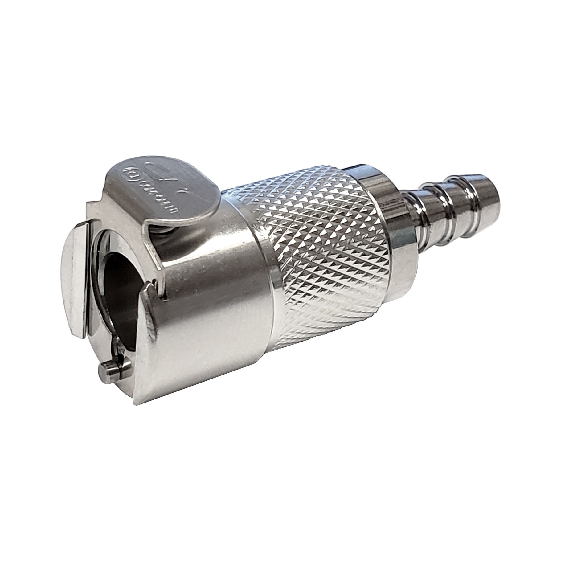 Female Quick Disc - Heavy-Duty Brass - 1/4" Hose Barb No Shutoff ...