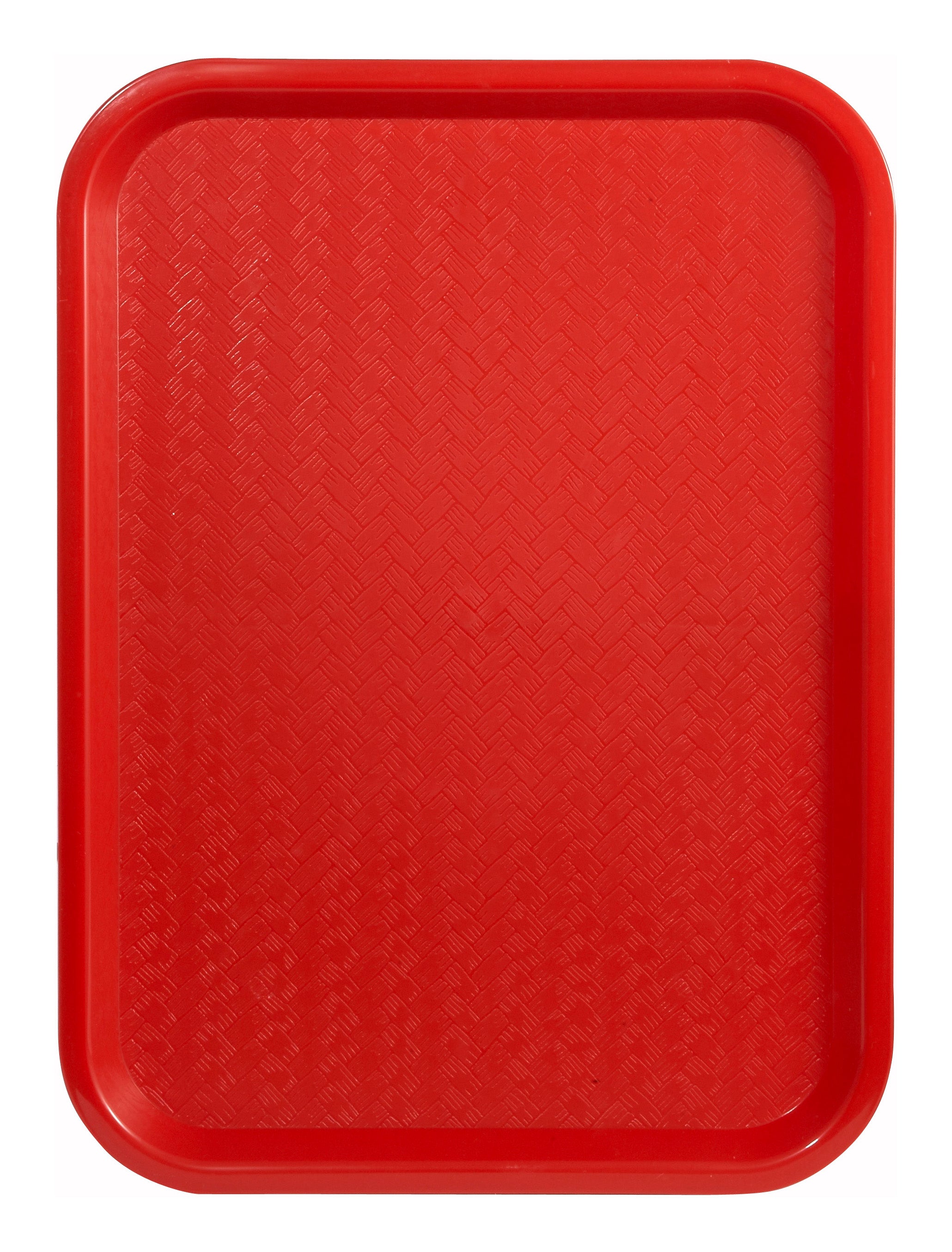 Winco FFT-1216R 12 Inch Tray Fast Food BPA Free Red Polypropylene ...
