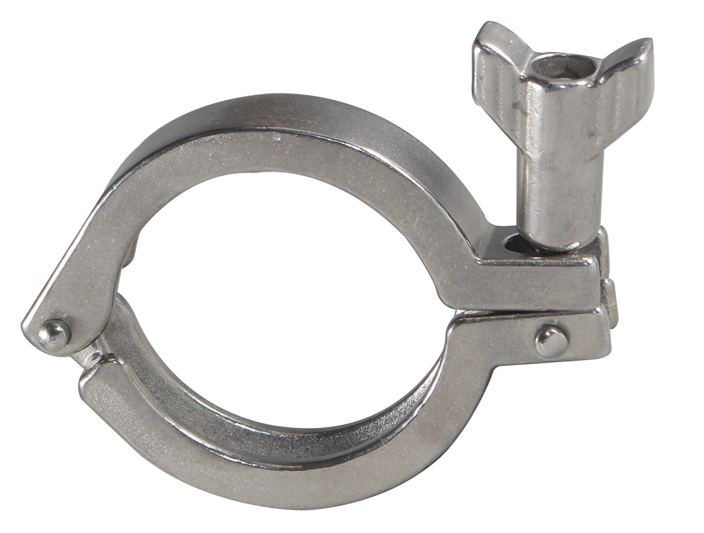8" Heavy Duty Single Pin Clamp W/ Serrated Wing Nut (13MHM-SN) - T304 ...