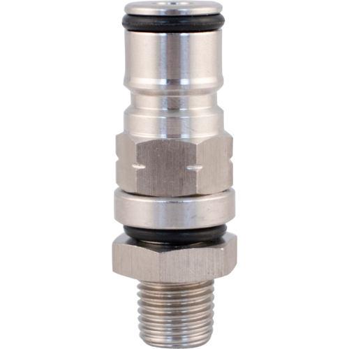 Gas In Ball Lock Post with 1/4" Bulkhead Assembly - KL03179 – HowdyBrewer