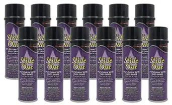[12 Pack] Slide Out Dry Silicone Lubricant 11-5 Oz – HowdyBrewer
