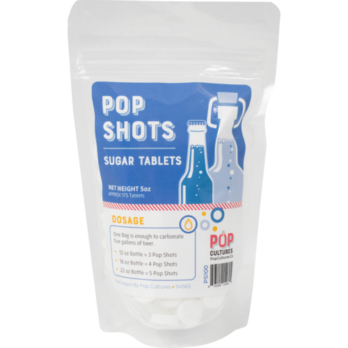 Pop Cultures Pop Shots™ Sugar Tablets - Precision Carbonation Tablets ...