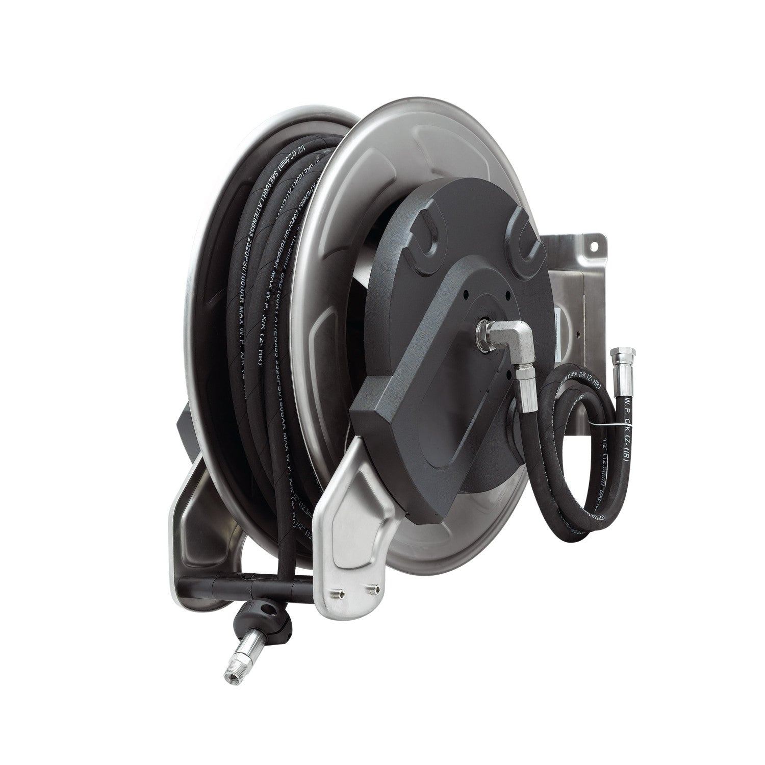 T&S Brass 5HR-351 SS Open Hose Reel - 65' Hose (No Valve) – HowdyBrewer