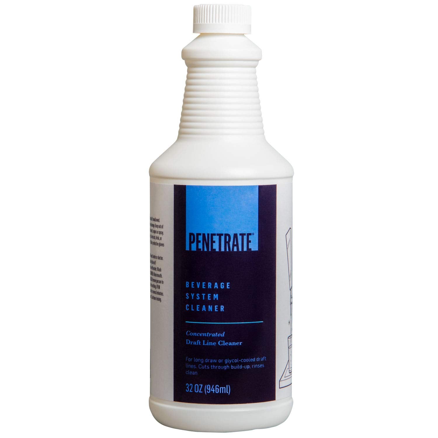 32 oz Penetrate Alkaline Beer Line Cleaner - High-Strength Draft ...