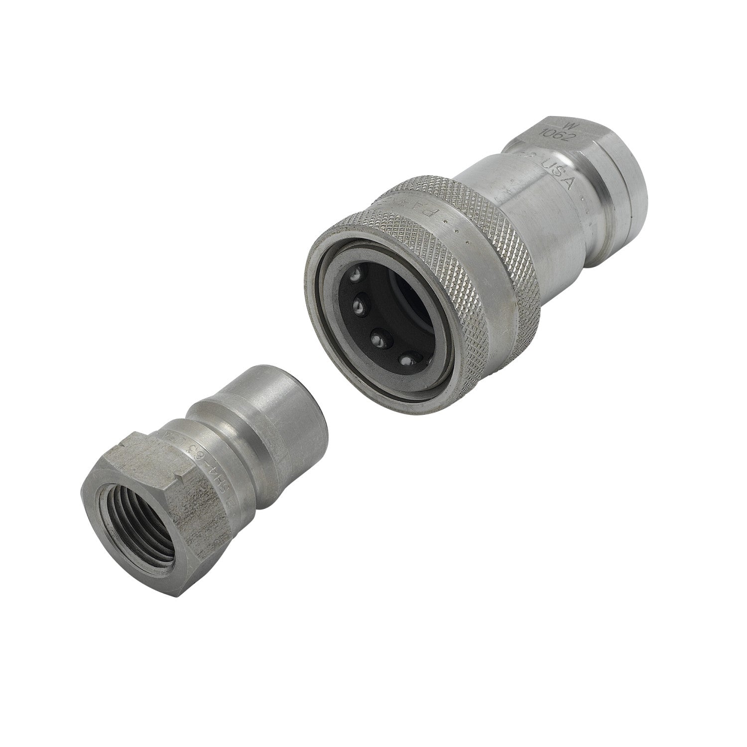 Water Appliance Connector, 1/2" NPT Quick Disconnect, Stainless Steel ...