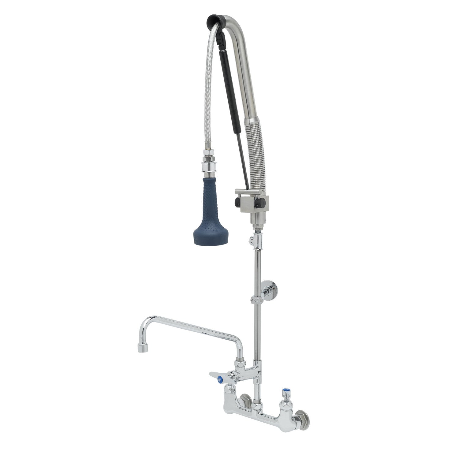 T&S Brass B-0133-12CRB8TP Pull-Down Pre-Rinse - 12" ADF & Ceramas ...