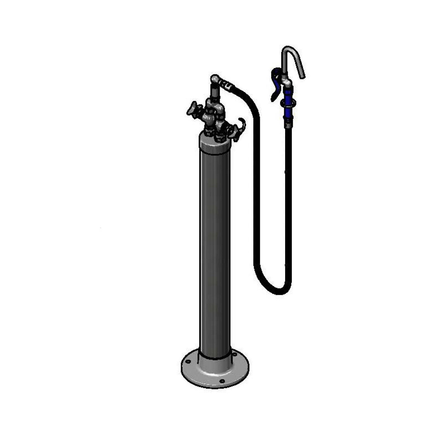 T&S Brass B-0187 Kettle Kaddy - Hook Nozzle & Reinforced Hose – HowdyBrewer