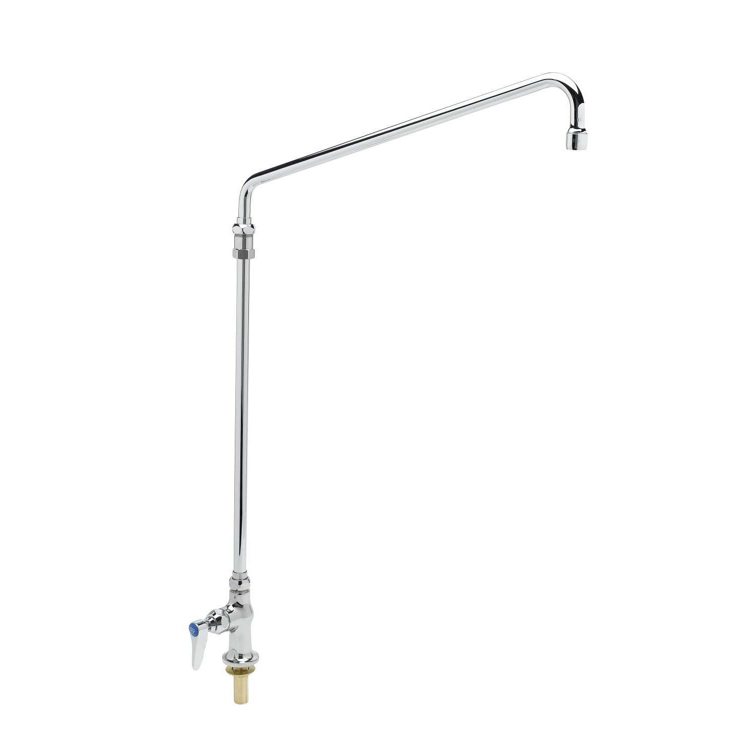 T&S Brass B-0275 Deck Mount Pantry Faucet - 18" Swivel Nozzle – HowdyBrewer