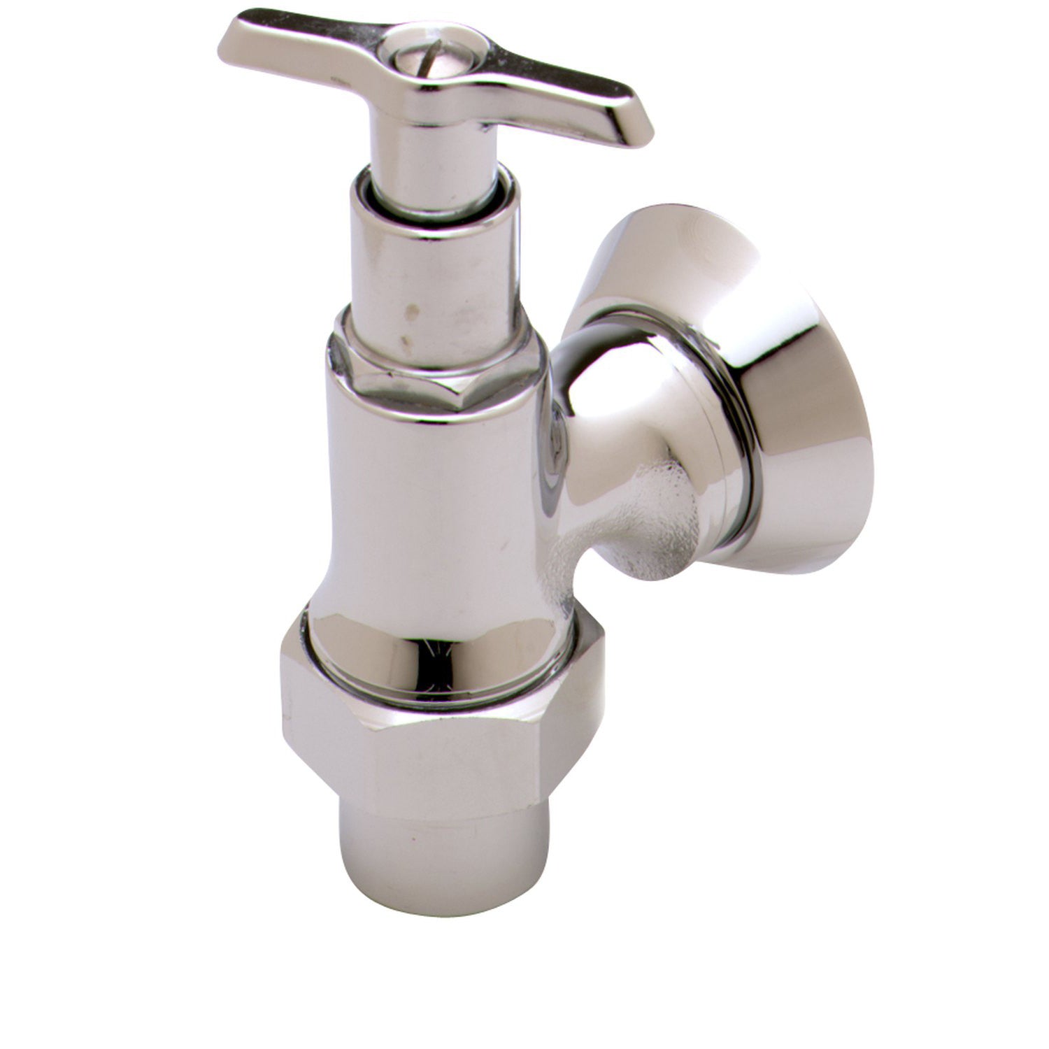 T&S Brass B-1355 Loose Key Angle Stop - 1/2" NPT Inlet & Key Shut-Off ...