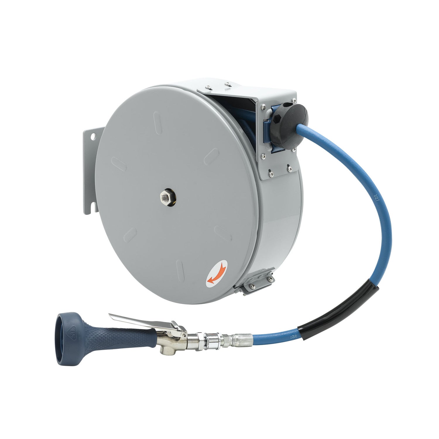 T&S Brass B-7222-C08M Enclosed Hose Reel - 3/8" x 30' w/ B-0108 ...