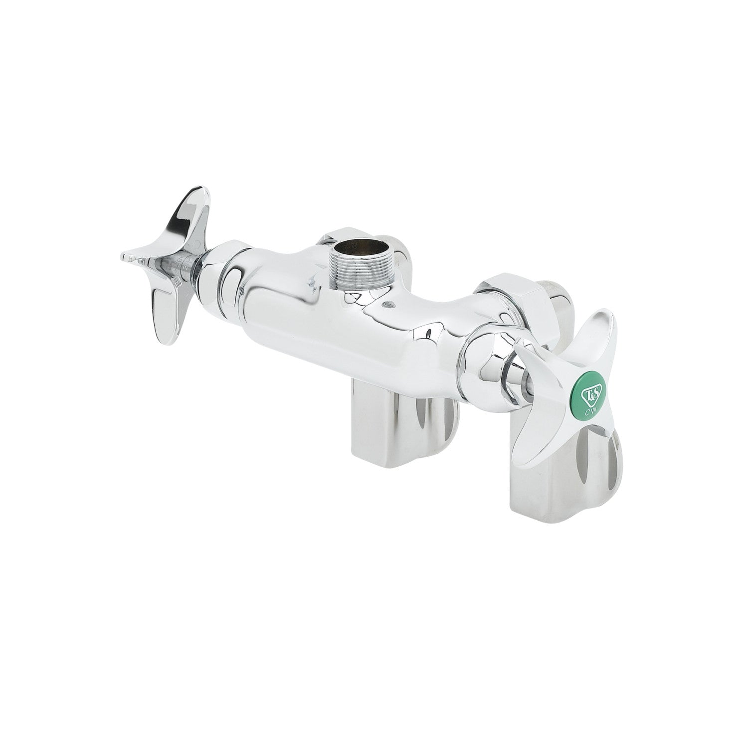 T&S Brass BL-5740-LN Wall Mount Mixing Faucet Base - Adjustable ...