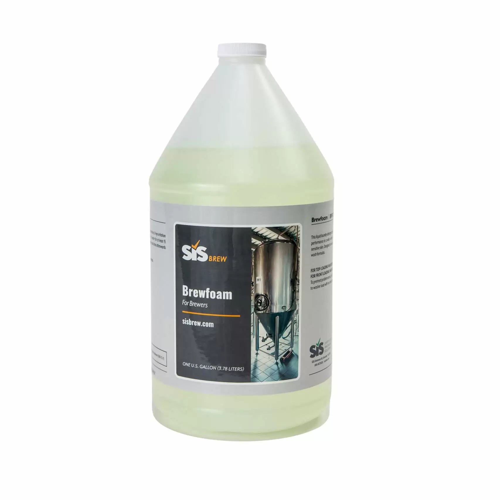 SISBrew 1 Gallon Brewfoam Foaming Alkaline Chlorinated Brewery Cleaner ...