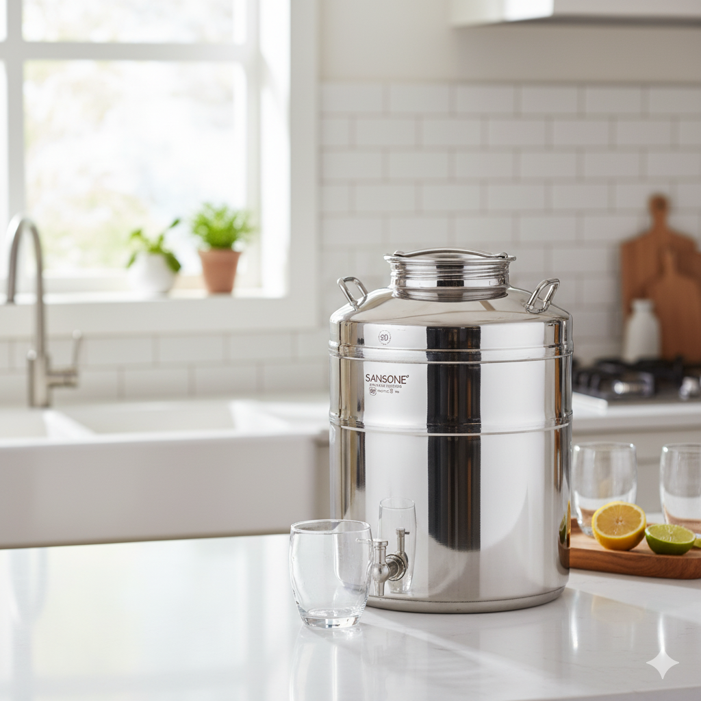 Stainless Water Dispenser w/ Spigot Included NSF Certified Fusti Tank ...
