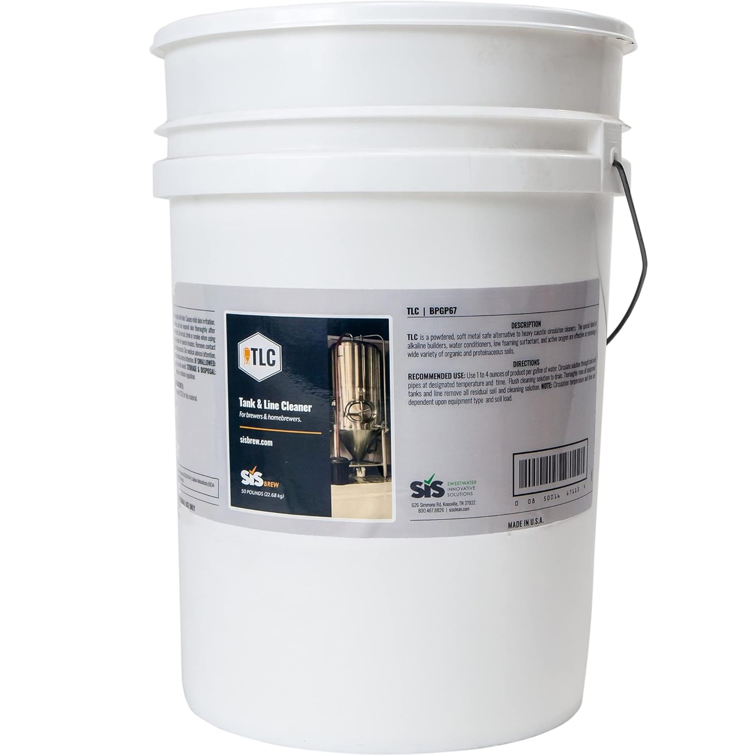 SISBrew TLC Tank and Line Cleaner, Home Brewery Powder Cleaner, 50 pou ...