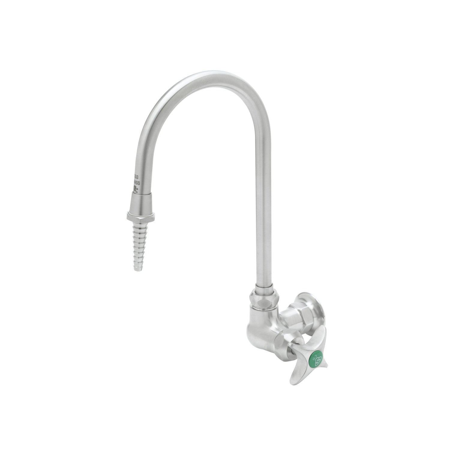 T&S Brass SL-5710-01CR Stainless Steel Wall Mount Lab Faucet ...