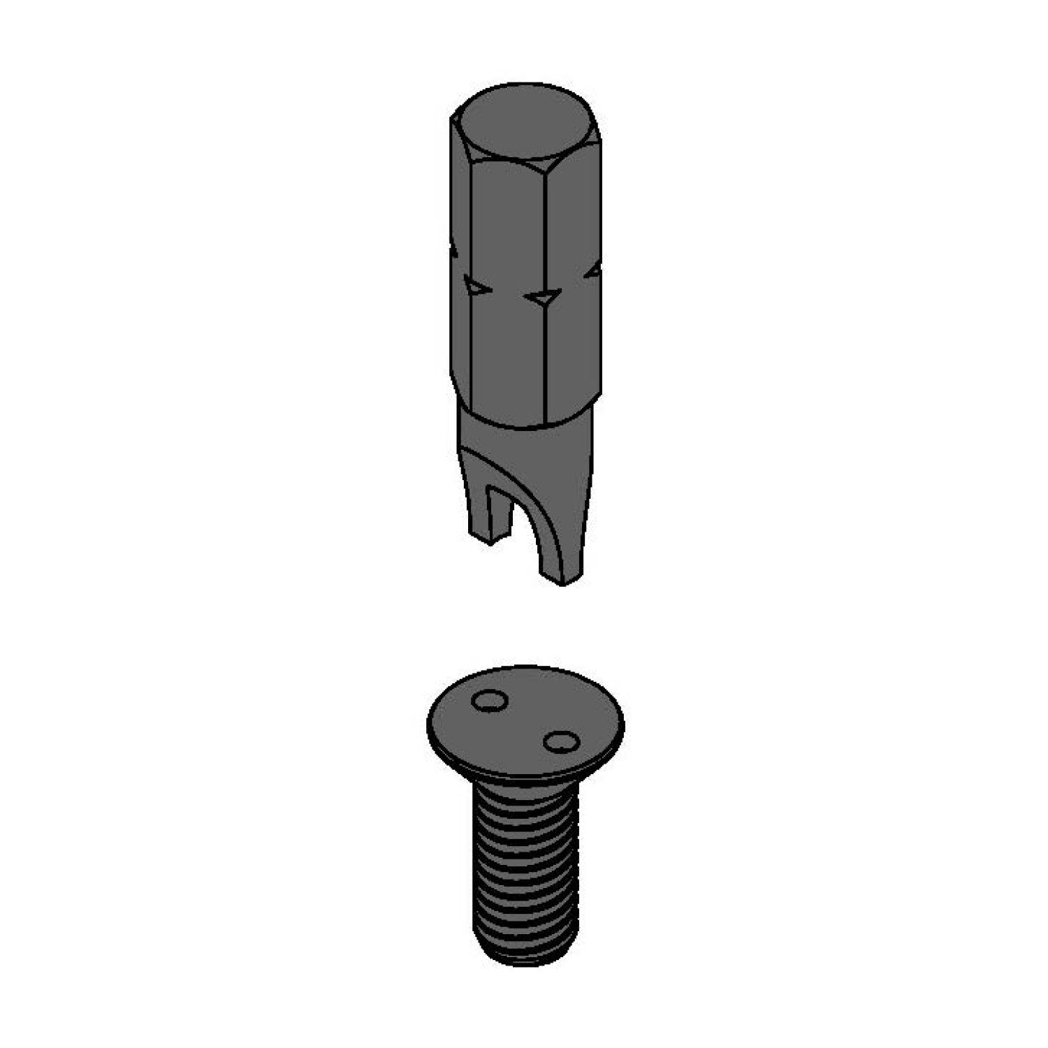 T&S VRS-1 Vandal Resistant Lever Handle Screws & Spanner Bit – HowdyBrewer