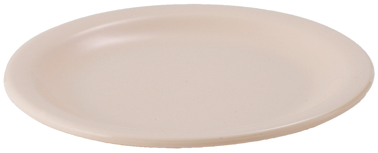 Winco MMPR-5 5-1/2 Inch Tan Round Plate Dishwasher Safe Melamine ...