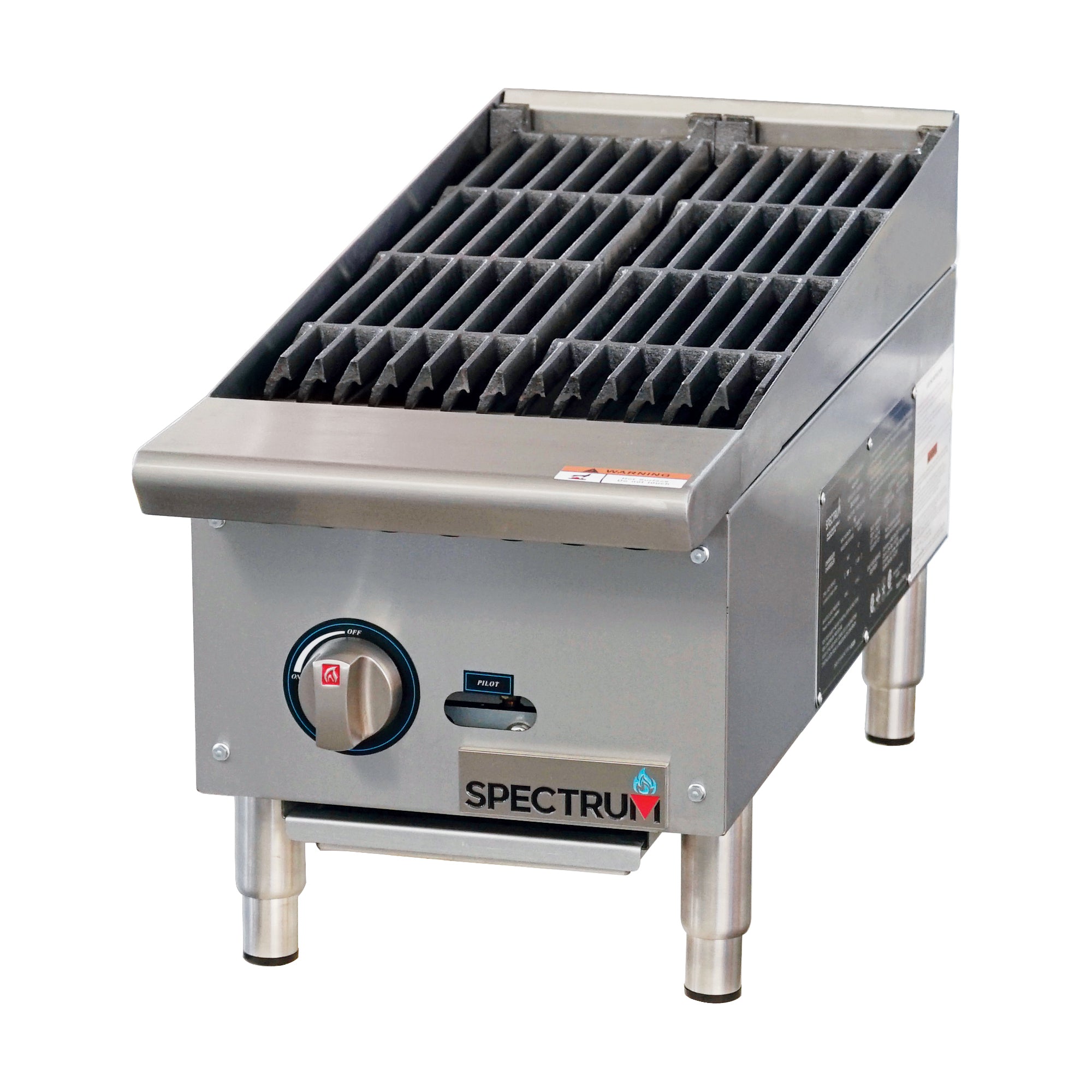 Winco NGCB-12R Spectrum™ Charbroiler Natural Gas Countertop – HowdyBrewer