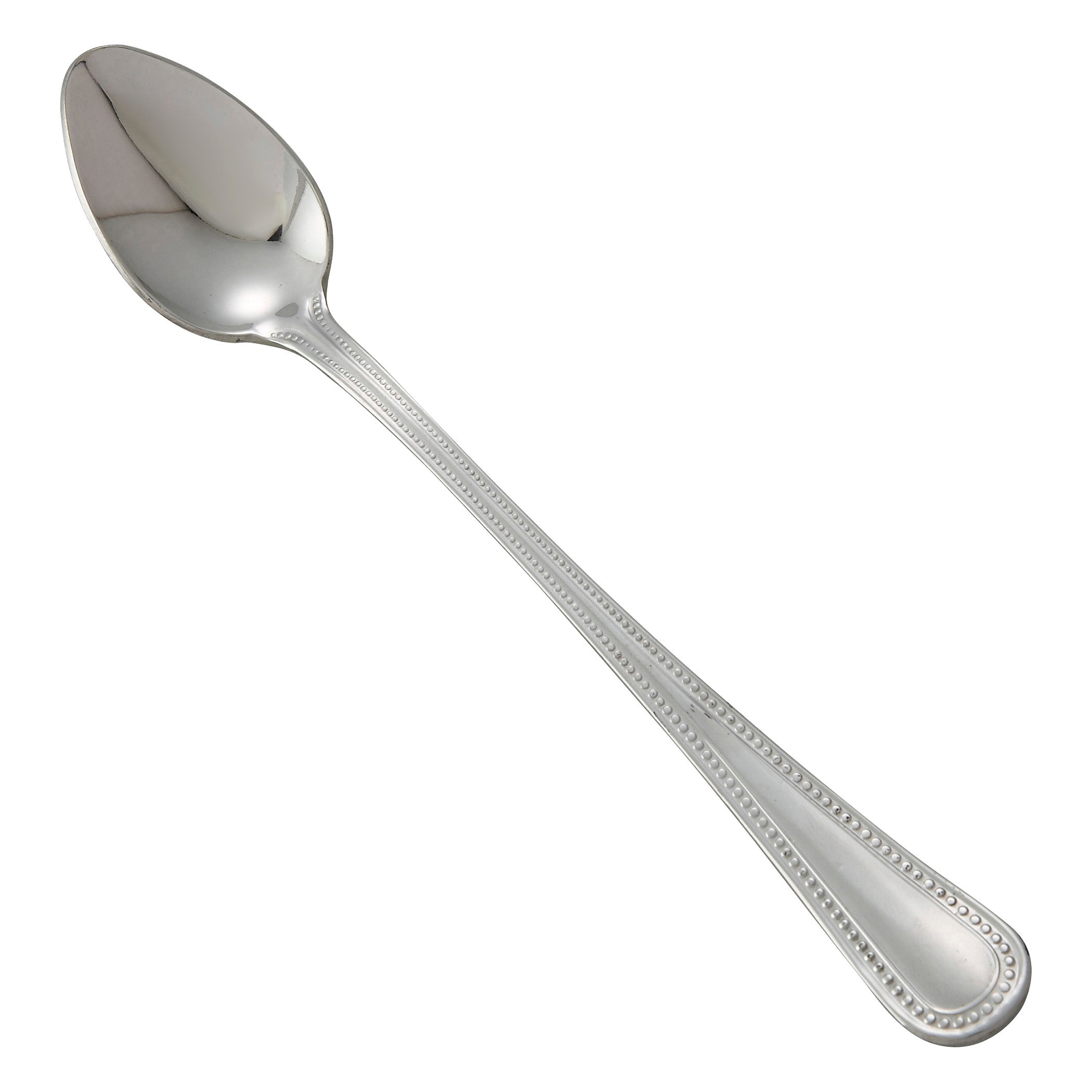 12 pack Winco 0036-02 Deluxe Pearl Iced Tea Spoon, 18/8 Extra Heavywei ...