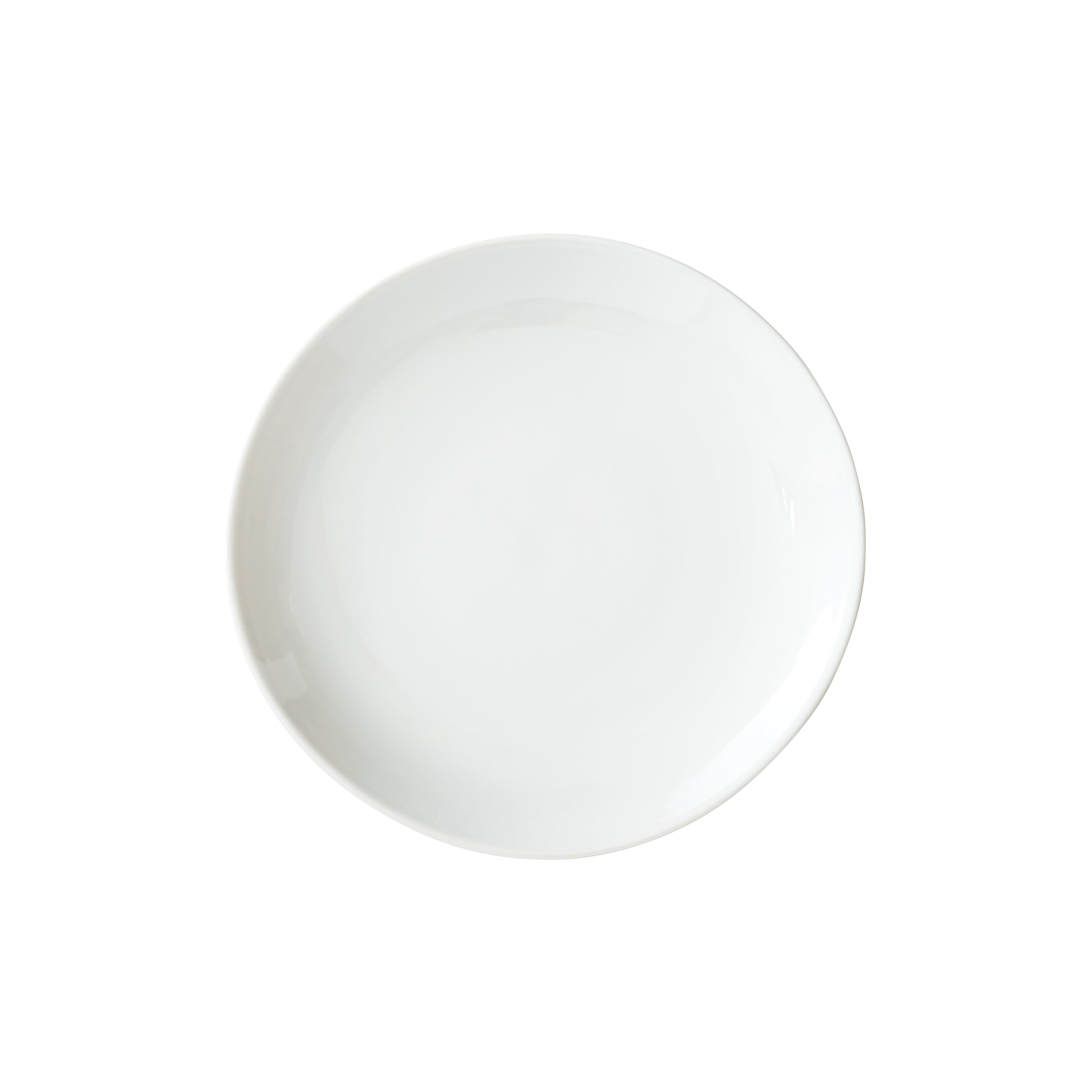 Winco OKP-10 Brechia Coupe Plate, 10" dia, White Porcelain, 12 Pieces ...
