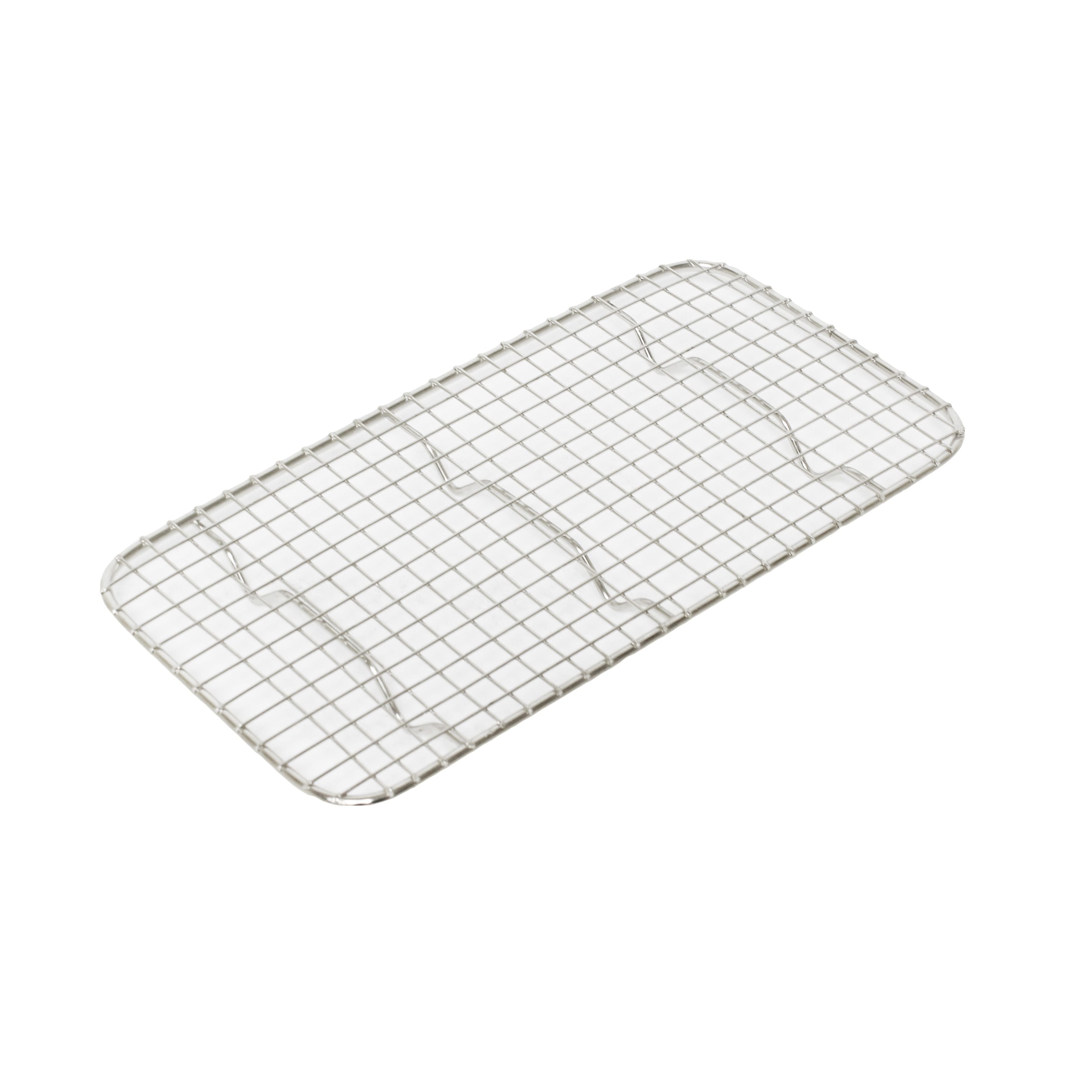 5" x 10" Third Size Wire Grate with Stable Feet, allows pastries to co ...