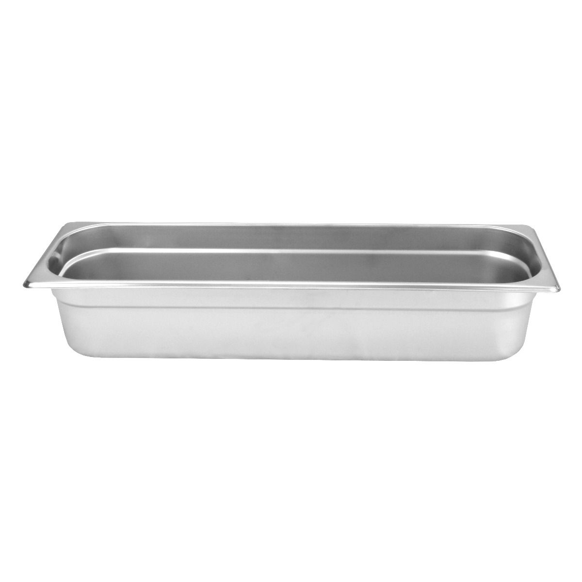 Half Size Long, 4" Deep, Anti-Jam, Heavy-Duty, Stainless Steel 18-8, 3 ...