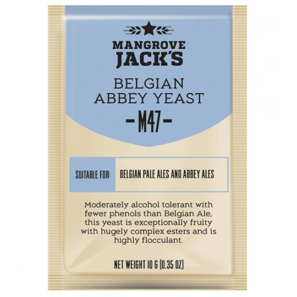 Mangrove Jack's CS Yeast M47 Belgian Abbey 10g – HowdyBrewer