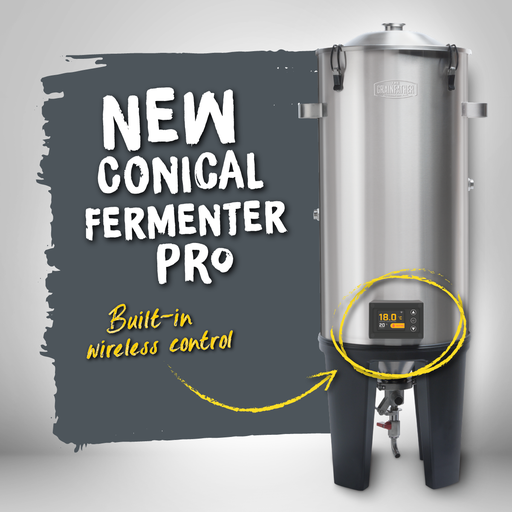 GrainFather Pro Edition 7 Gallon GF30 Conical Fermenter with Built in – HowdyBrewer