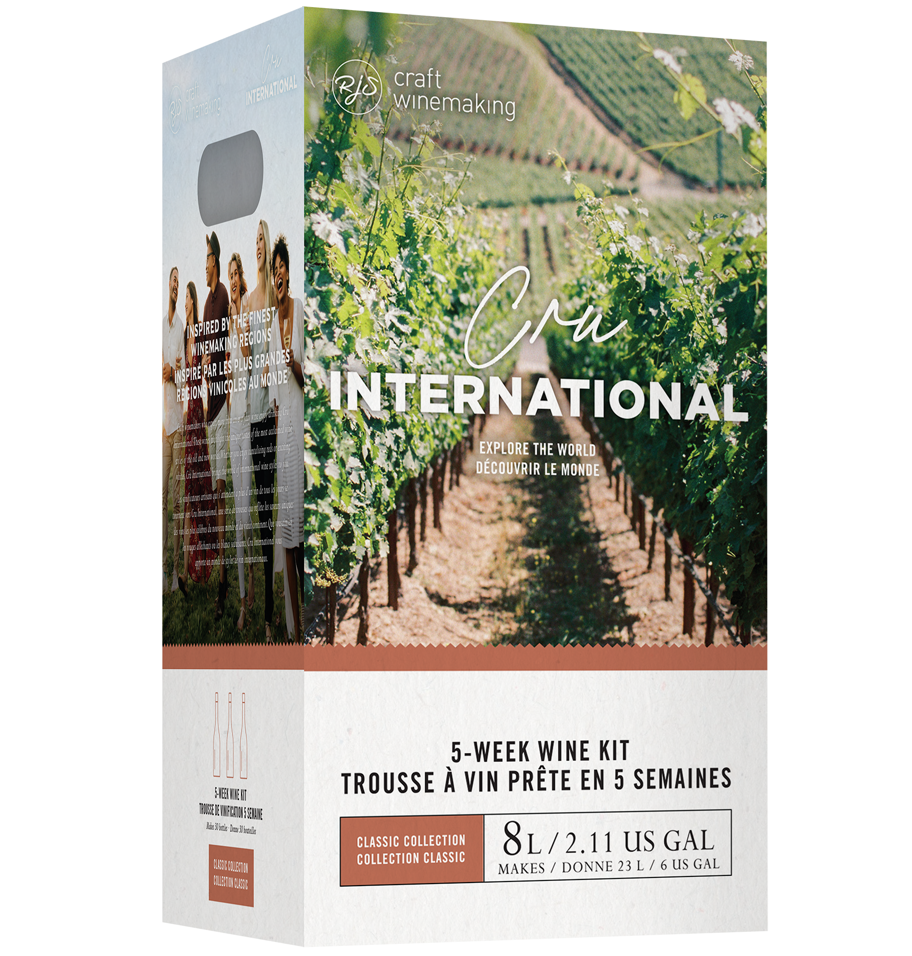 Cru International Chilean Malbec Wine Kit - 6 Gallon Premium Series ...