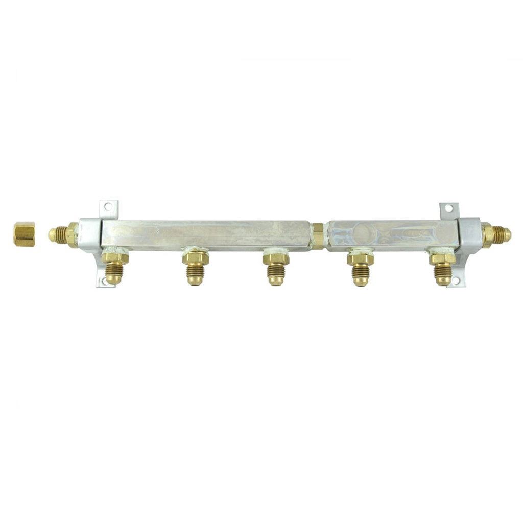 Brass Air Dist 5-Out 1/4inMfl With Chk – HowdyBrewer
