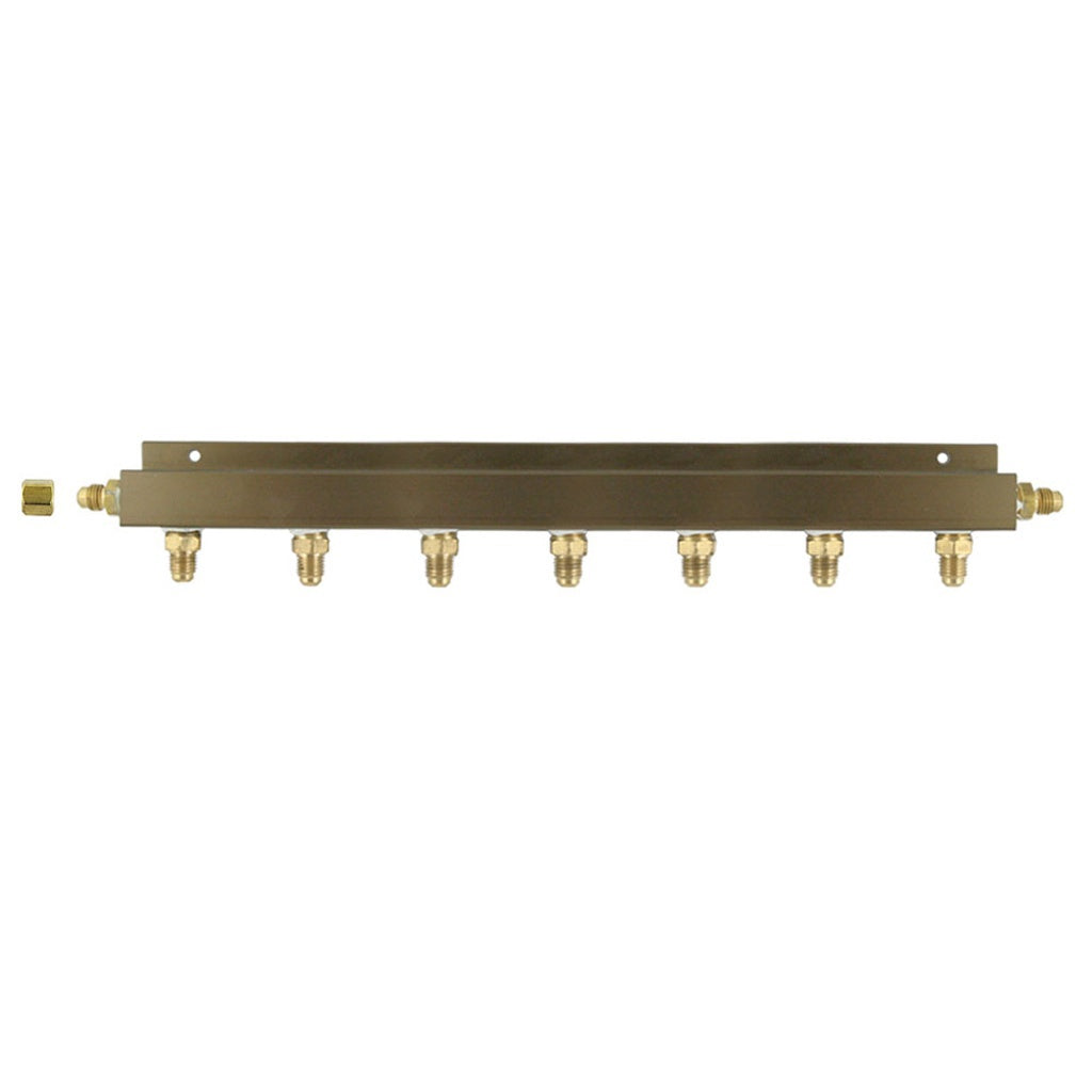 Aluminum Air Dist 7-Out 1/4inMfl No Chk – HowdyBrewer