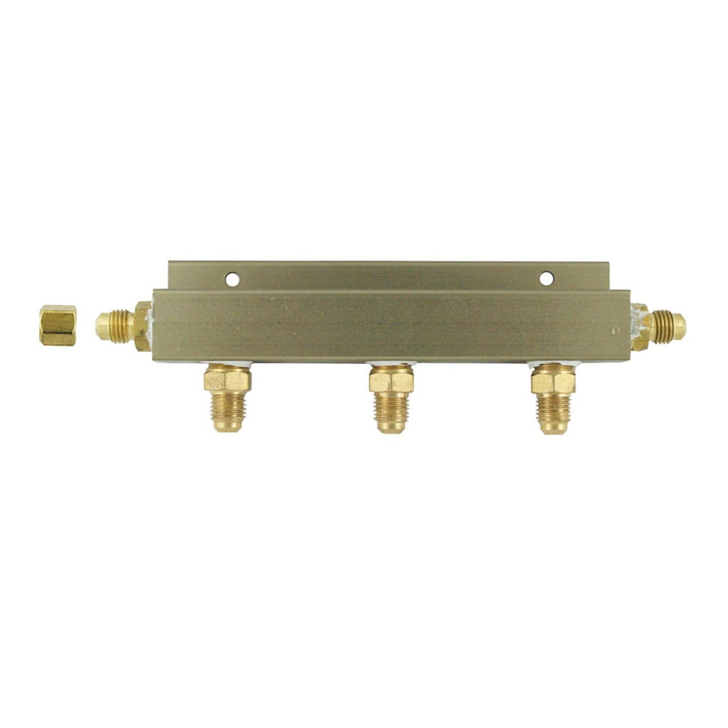 Aluminum Air Dist 3-Out 1/4inMfl With Chk – HowdyBrewer