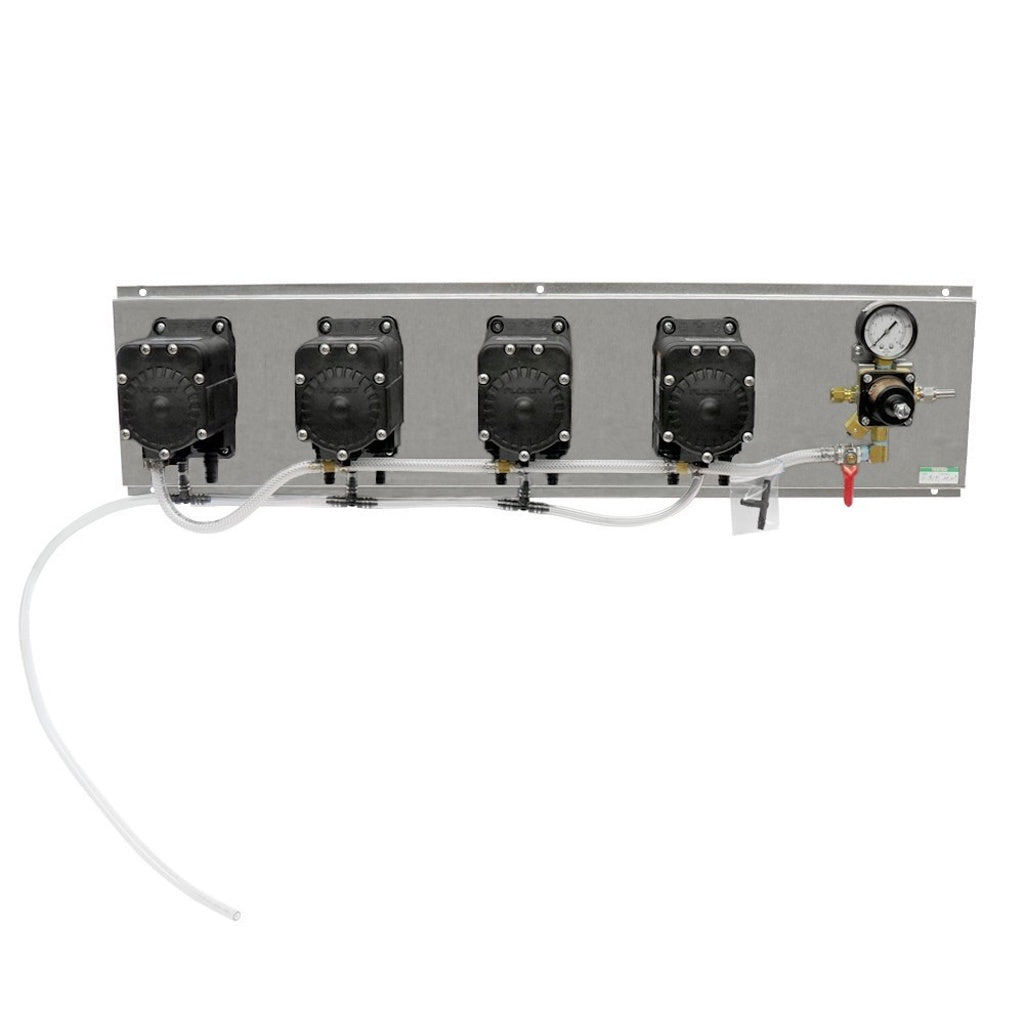 Quad Flojet Beer Pump Single-Section Panel for Cornelius Kegs – HowdyBrewer