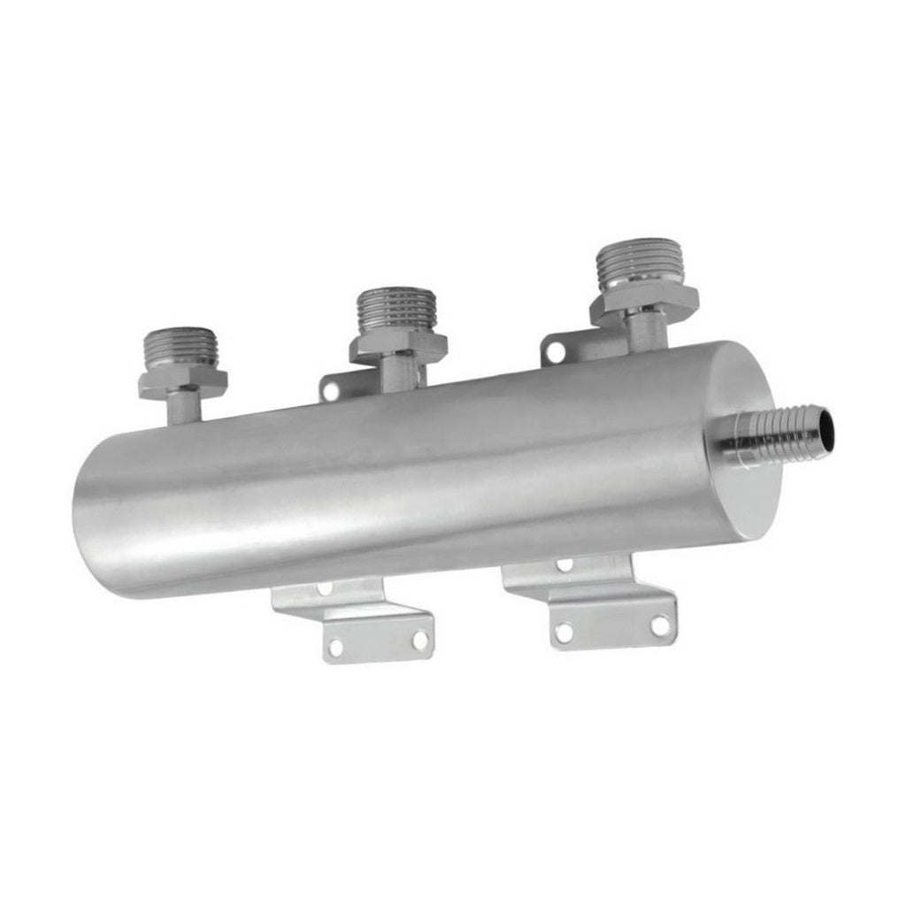 Beer Manifold 1/2inB Inlet X Mbt 3-Outlet 304S/S – HowdyBrewer