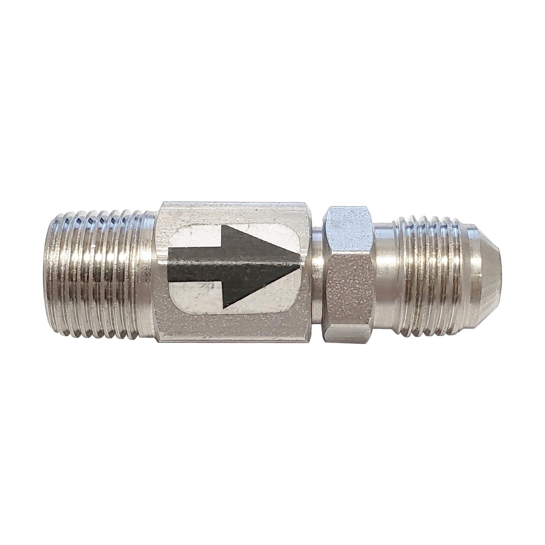 303 Stainless Steel Inline Gas Check Valve – 3/8" MPT x 3/8" MFL ...