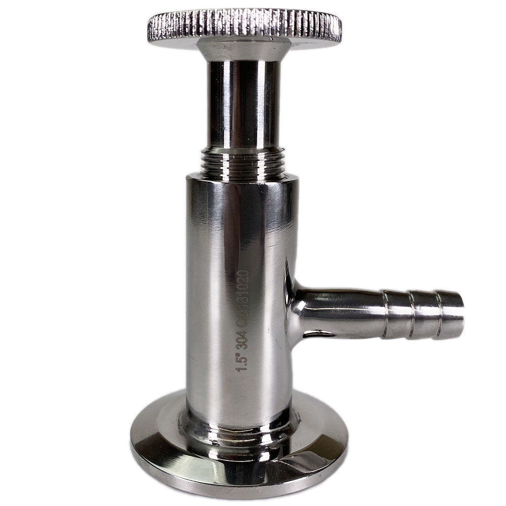 1.5 inch Tri-Clamp Stainless Knob Style Sample Valve – HowdyBrewer