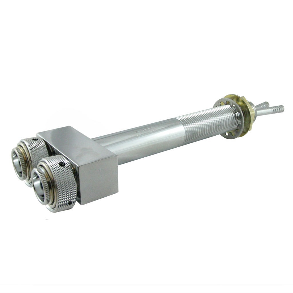 Dual Shank 1/4inBore X 6inL Chrome – HowdyBrewer