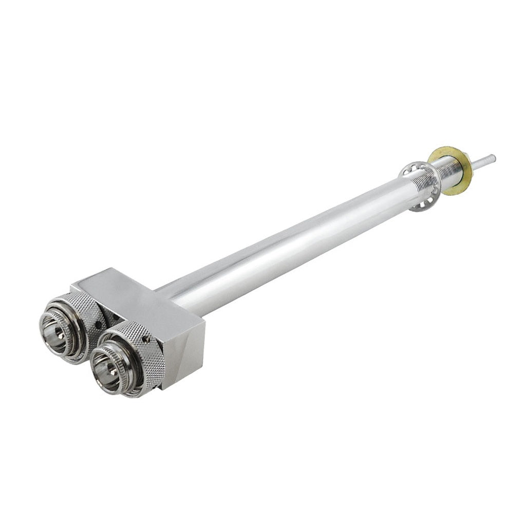Dual Shank 1/4inBore X 12inL Chrome – HowdyBrewer