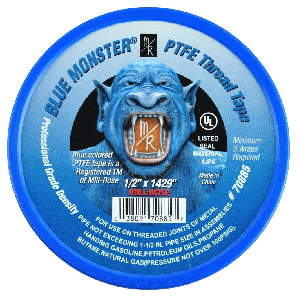 Teflon Tape-Ptfe Blue Monster - Heavy-Duty Brass – HowdyBrewer
