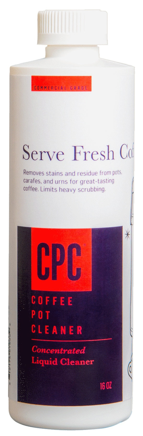 Cpc Coffee Pot Cleaner 16 Oz – HowdyBrewer