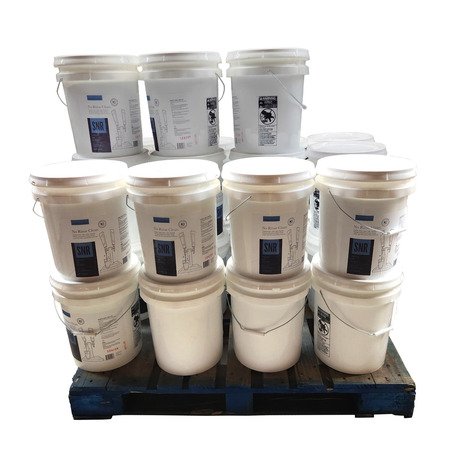 SNR Powder Line Cleaner - 40 Lb Pail, Set of 27 Pails on a Pallet ...