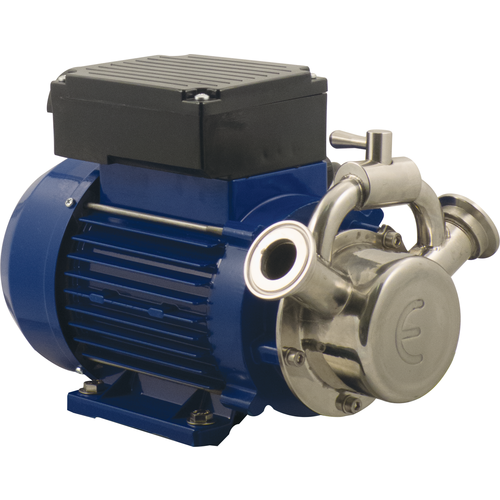 Euro 30 19.8 GPM Self-Priming Flexible Impeller Pump w/ 1.5 in. Tri-Cl ...