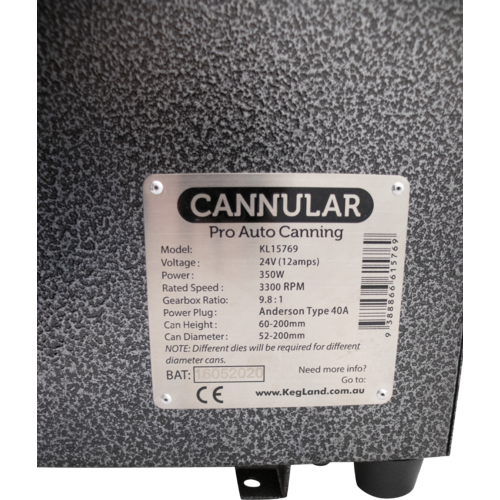Cannular Pro Bench Top Can Seamer | Semi Automatic Can Seamer | 16 oz ...
