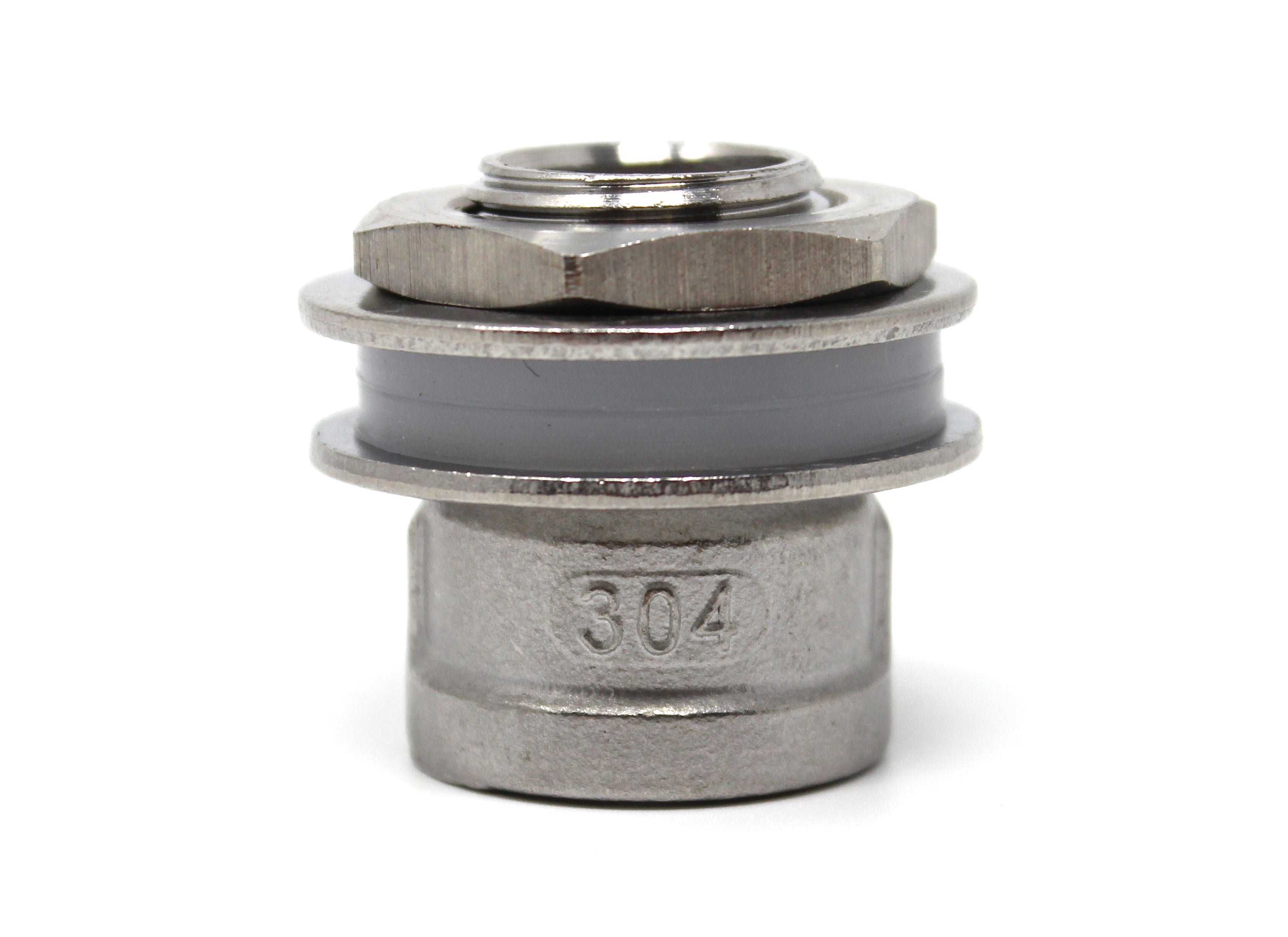 Concord Full 304 Stainless Steel 1/2" Weldless Bulkhead Fitting ...